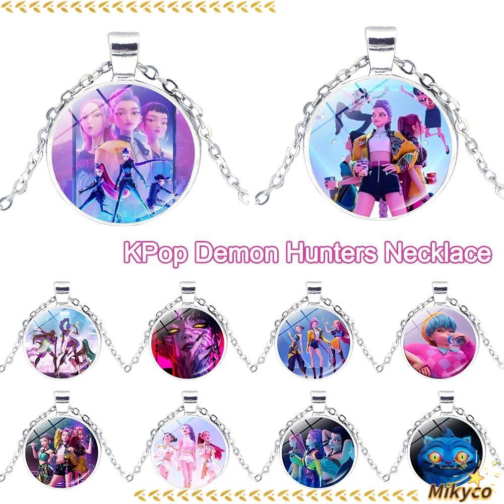 MIKYCO K Pop Demon Hunters Collar , Cadena De Metal De Dibujos Animados ...