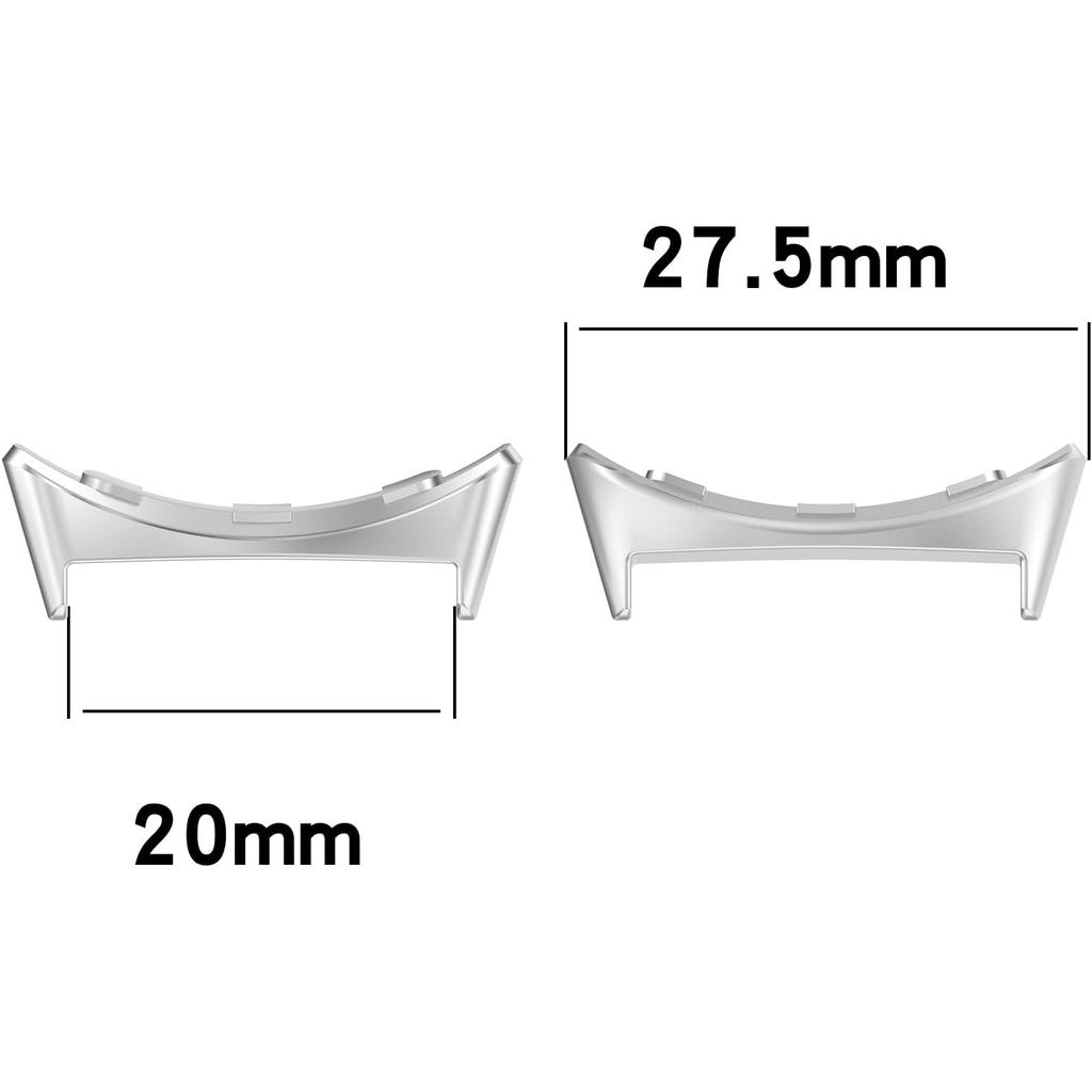 FitTurn Metal Watch Band Adapter/Clasp/Connector Compatible with Google ...
