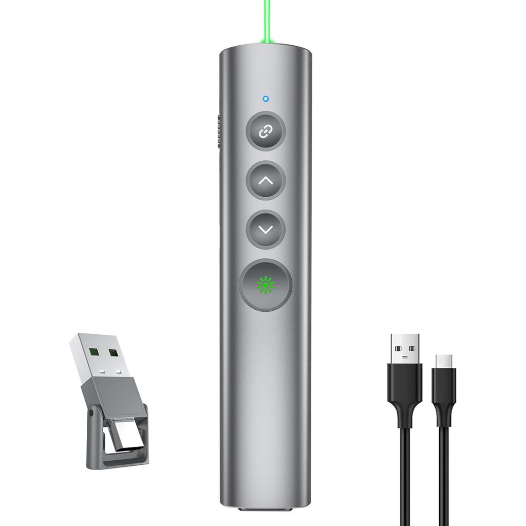 Metal Presentation Clicker with Laser Pointer for Powerpoint ...