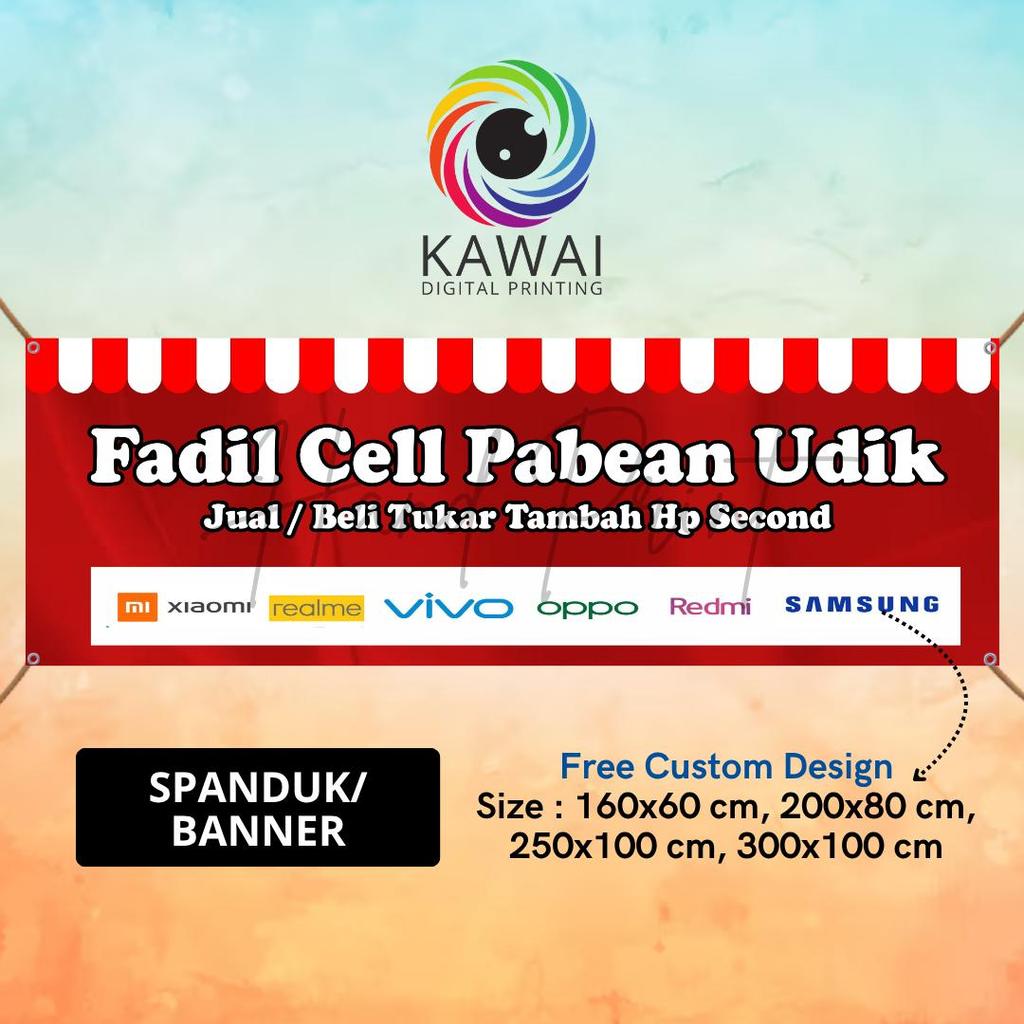 MMT Fadil Cell Pabean Udik Banner Puede Recuest 300x100CM | Shopee México
