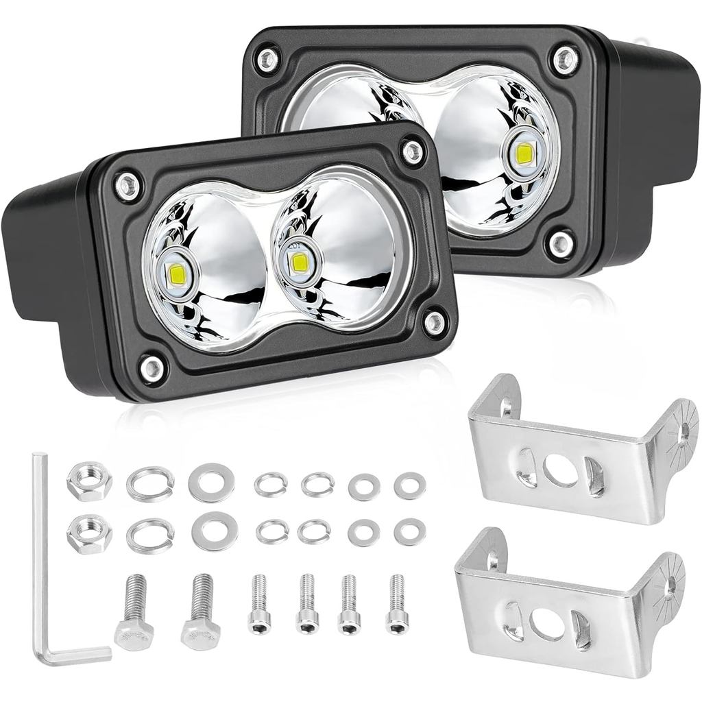 LED Pods, AKD Part 3 Inch CREE LED Off Road Driving Lights 40W Spot ...