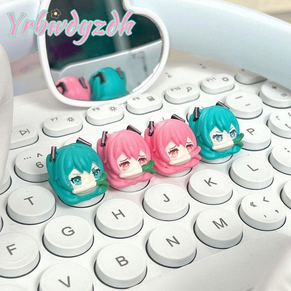 YRBWDYZDH Hatsune Miku Keycap , Fufu VOCALOID Esc Teclado Mecánico ...