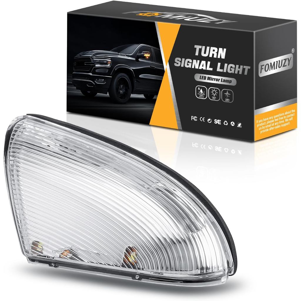 WEILEITE LED Luz De Espejo Lateral Bombilla De Señalización De Giro Cubierta De La Lente Lámpara ...