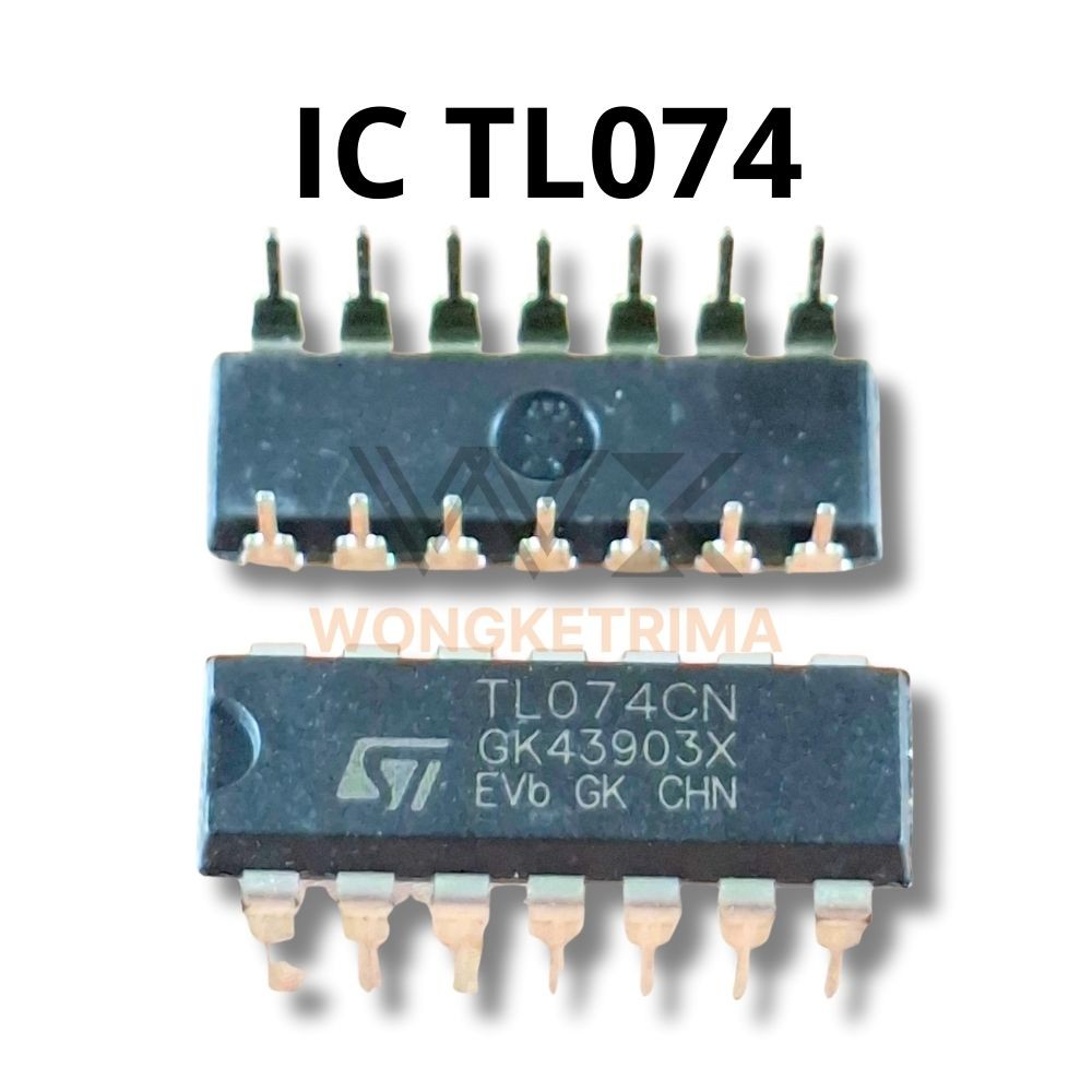 IC TL074-TL 074 Op-Amp Quad JFET De Bajo Ruido DIP-14 (Grado Corea ...