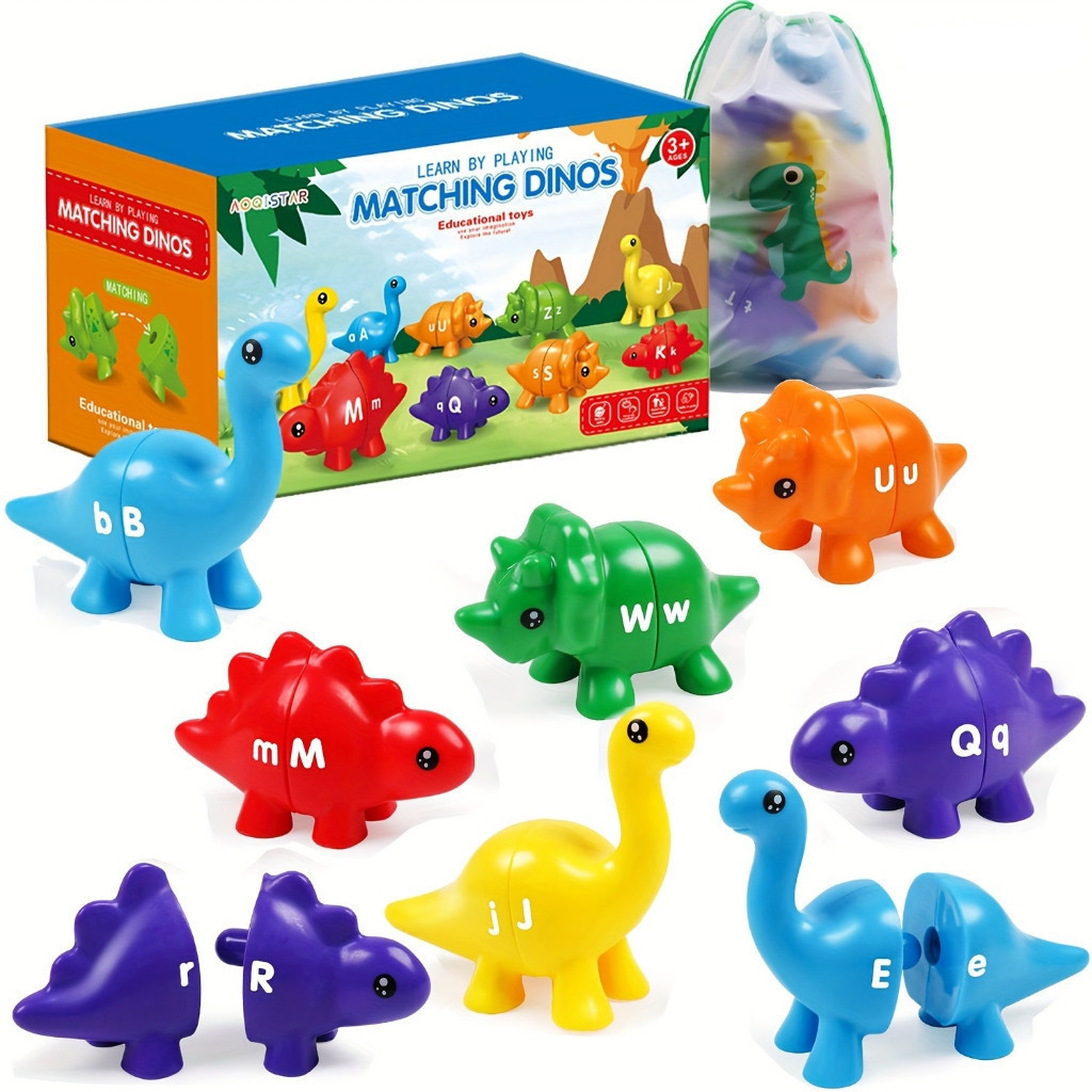 Juguete De Dinosaurio Para Emparejar Letras Para La Educación De La ...