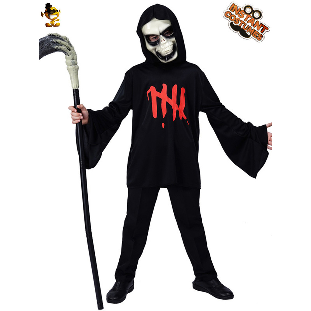 Halloween Niños Demonio Vampiro Fiesta Disfraz Niños Horror Esqueleto ...