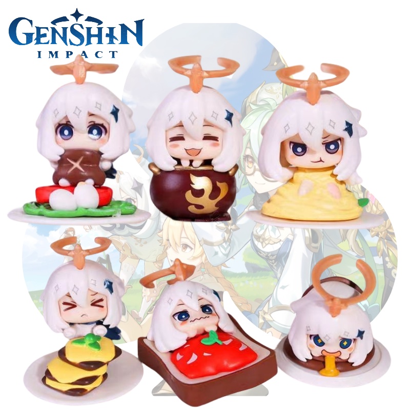 Dios Paimon Pvc Figura Coleccionable 4-6cm Lindo Personaje De Anime ...