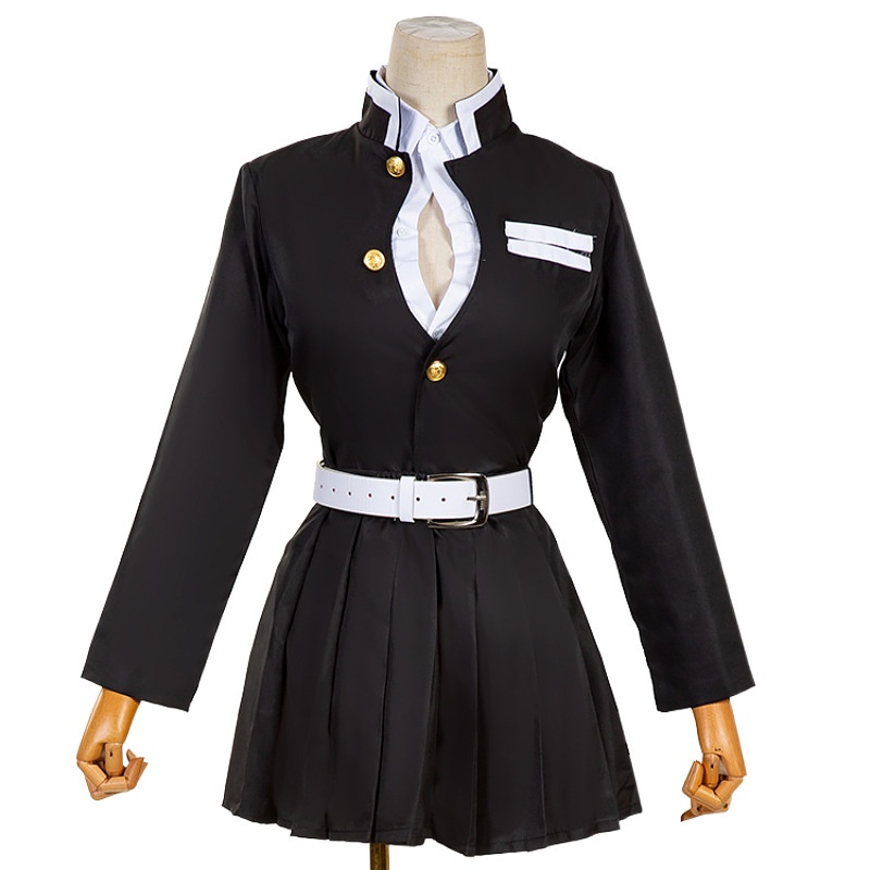 Mitsuri Kanroji Cosplay Disfraz Demon Slayer Peluca Falda Uniforme Amor ...