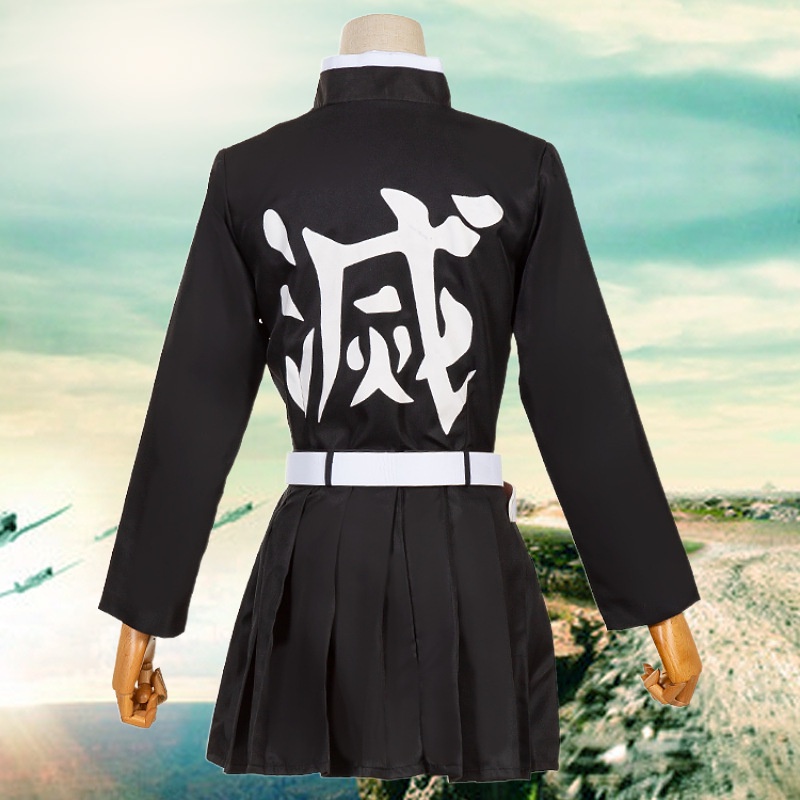 Mitsuri Kanroji Cosplay Disfraz Demon Slayer Peluca Falda Uniforme Amor ...