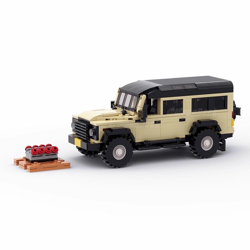 MOC Land Rover Defender 1990 Speed Champions SUV Super Cars Bloques De ...