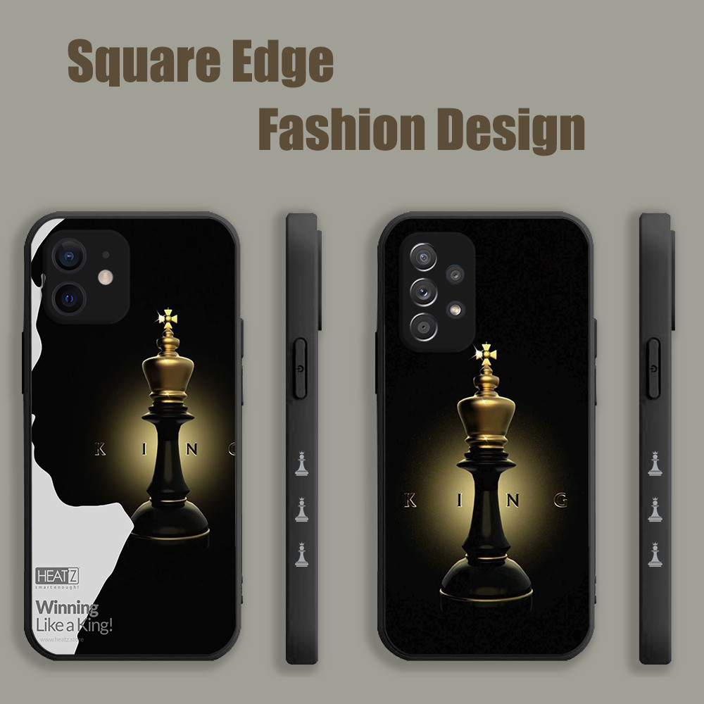 Carcasa Para Samsung A7 2018 A13 Lie A01 A3 M01 A24 A54 A04 A04s A15 A25 Core A34 King Chess ...