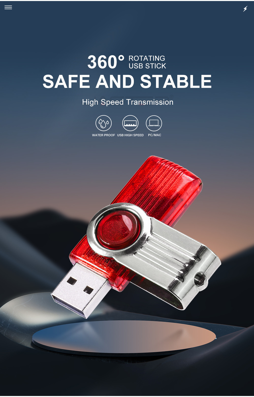 Shandian Alta Velocidad USB 2.0 Flash Drive 128GB Gratis Llavero ...