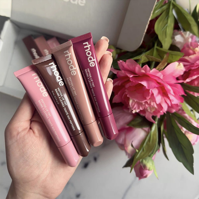 15 Colores Rhode Tinted Lipstick Gloss Gel Labial Para El Cuidado De ...