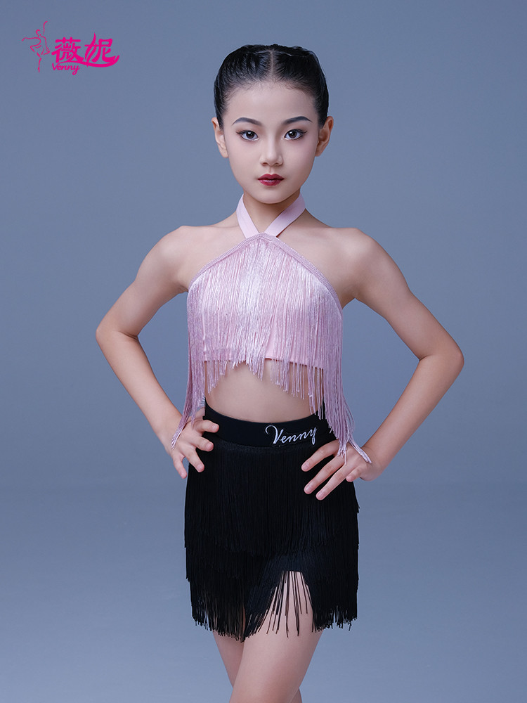 Winnie Dance Mei Traje De Baile Latino Traje De Práctica Flujo Superior ...