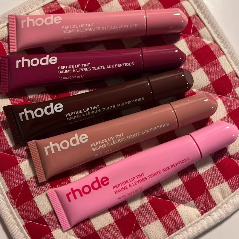 15 Colores Rhode Tinted Lipstick Gloss Gel Labial Para El Cuidado De ...