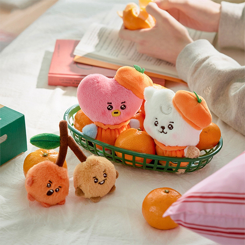 Nuevo Kpop Idol TATA COOKY CHIMMY Serie Naranja Llaveros De Felpa ...
