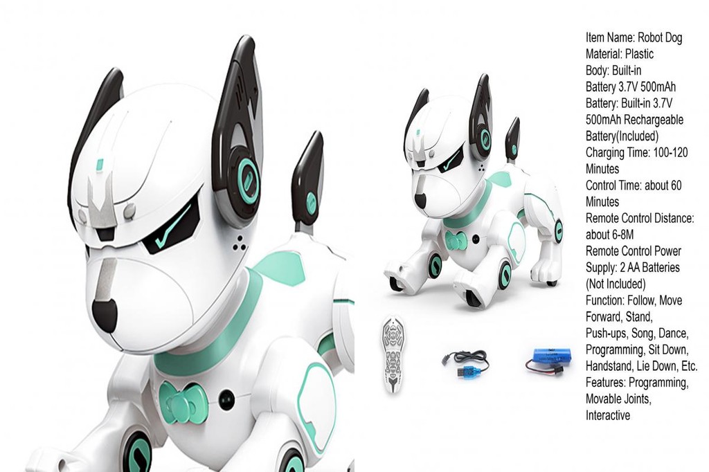 Rc Robot Dog Toddlers Interactive Remote Control Toy for Kids ...