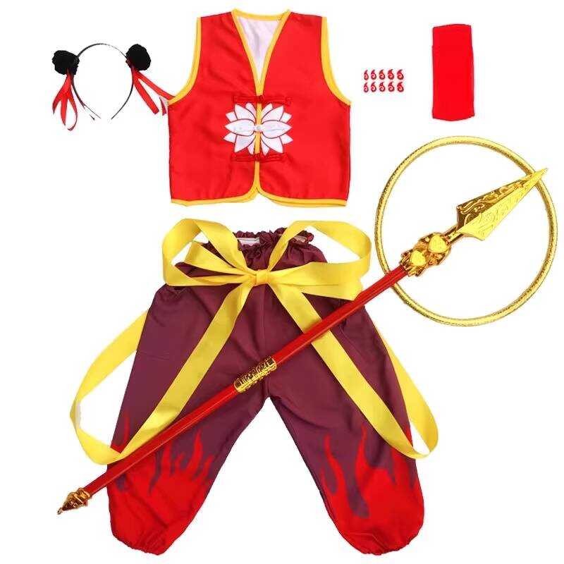 Nezha Traje De Los Niños Grupo De Rendimiento De Los Padres Y Los Niños ...