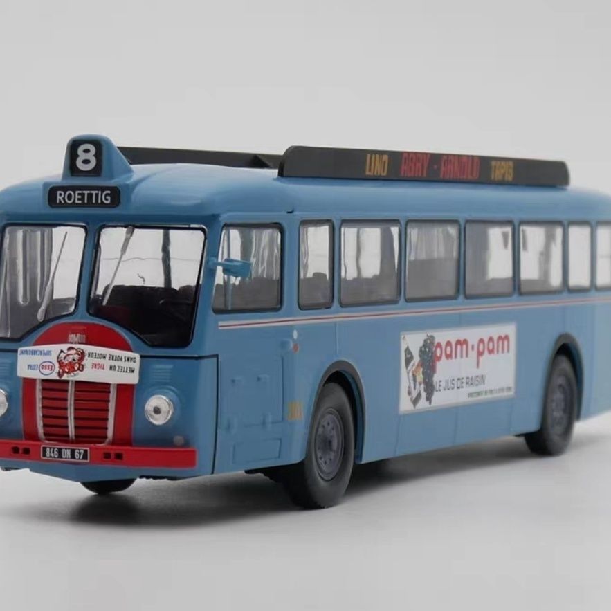 Ixo 1 / 43 Somua Op5-3s 1954 Somua Bus Modelo De Autobús Francés ...