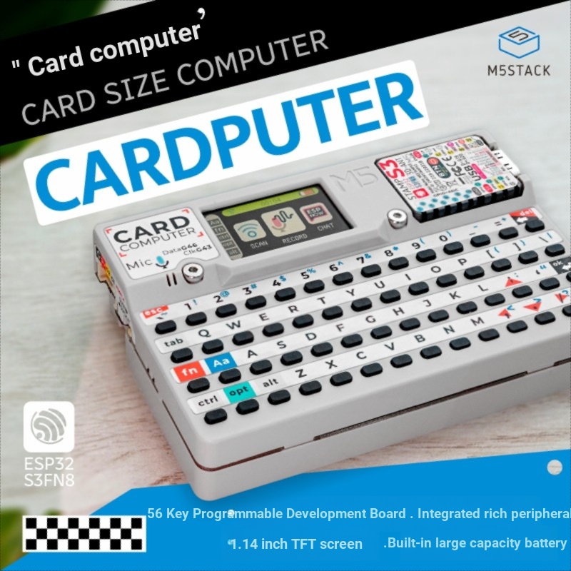 M5Stack Cardputer Stamps3 Microcontrolador 56 Botones Teclado Tarjeta ...