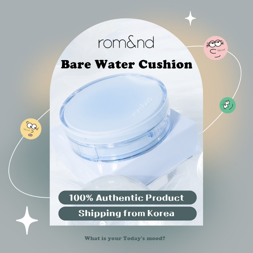 [rom&nd] Bare Water Cushion 20g (5 Colours) | Base De Maquillaje De ...