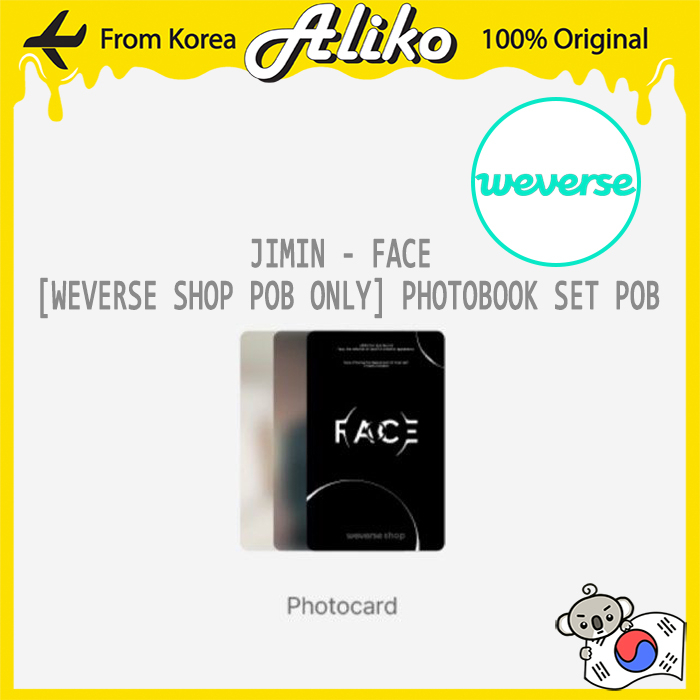 [POB ONLY] JIMIN - Face Weverse POB (Photobook SET POB) | Shopee México