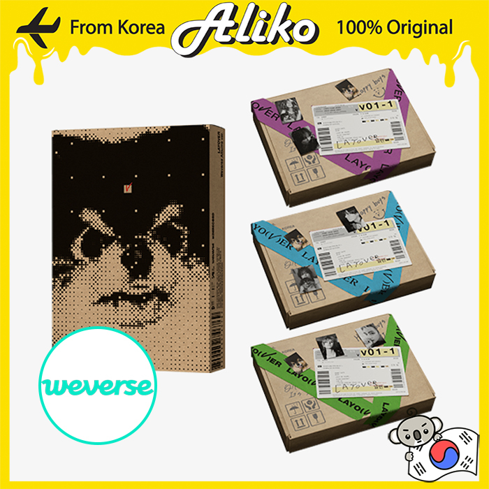 V (BTS) 'Layover' (Set) + 'Layover' (Weverse Albums ver.) Set | Shopee ...