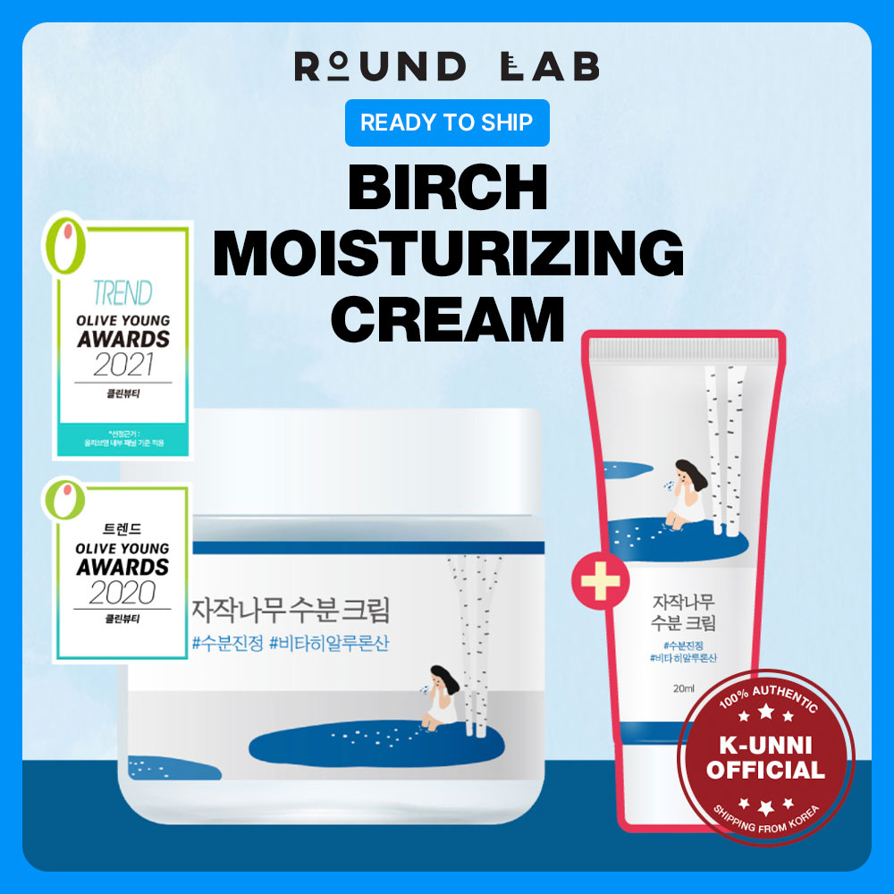 ROUND LAB [Laboratorio Redondo] Crema Hidratante BIRCH 80ml + 20ml ...