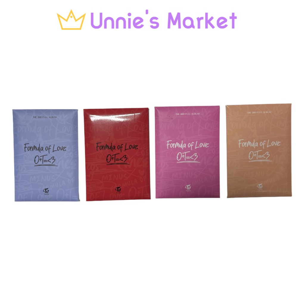 [POB ONLY] TWICE FORMULA OF LOVE Official POB 10EA / 1SET | Shopee México