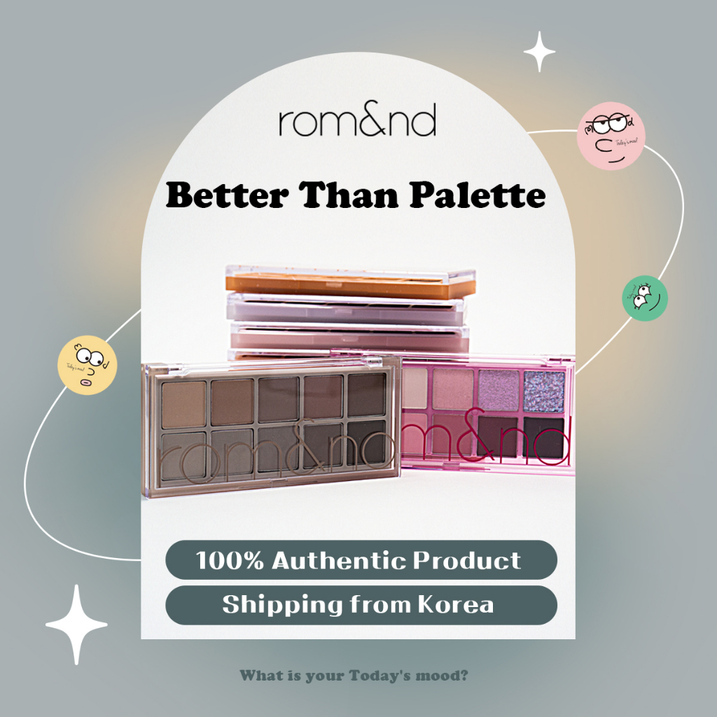 [rom&nd] Better Than Palette Mejor Que Paleta (10 Colores) | romand ...