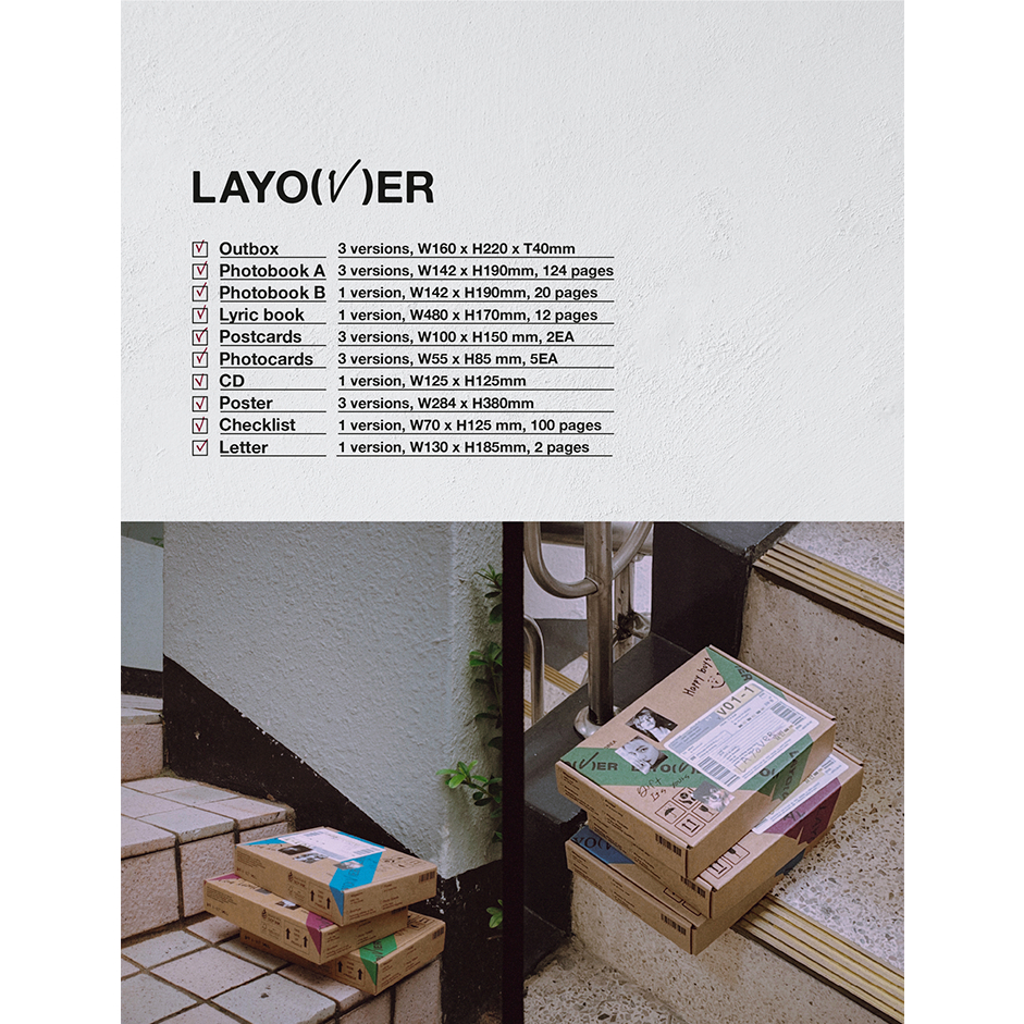 [WEVERSE] V (BTS) album - 'Layover' | Shopee México