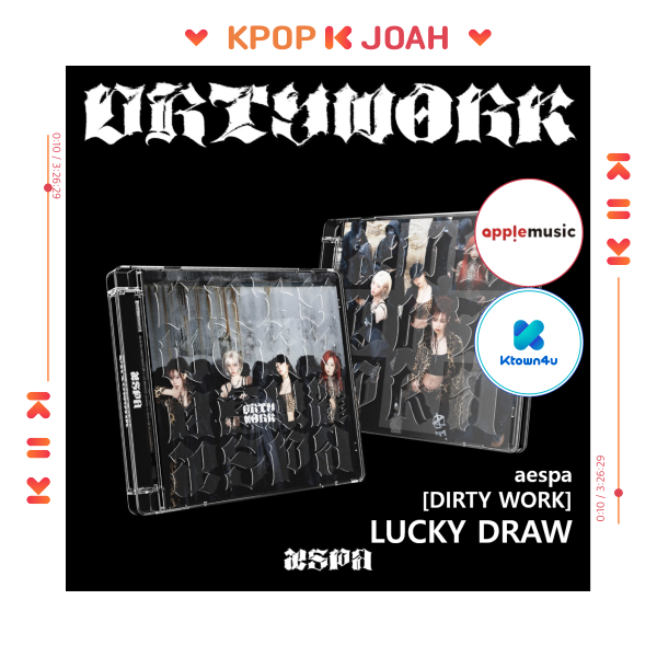 [LUCKY DRAW] (Dirty Code Ver.) aespa [Dirty Work] Single Album (27th ...