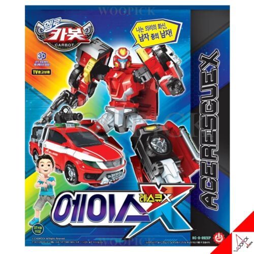 Hello Carbot Nuevo ACE RESCUE X Coche Robot Transformador Rojo Para ...