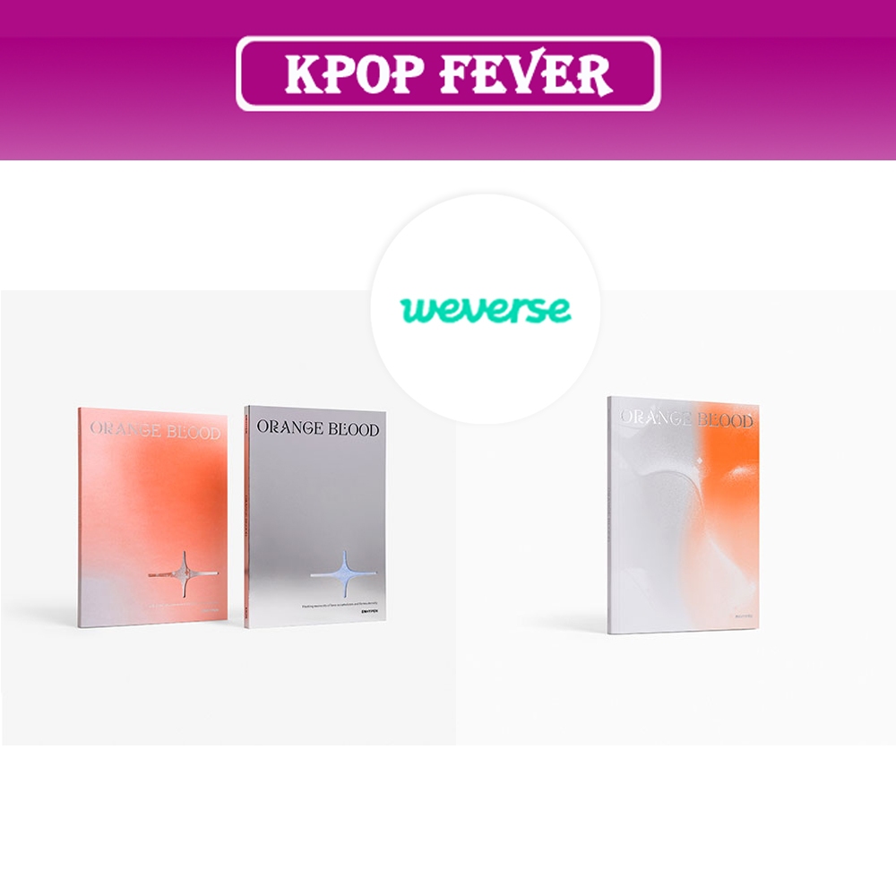 [ WEVERSE POB ] ENHYPEN - ORANGE BLOOD (STANDARD Ver. / ENGENE Ver ...
