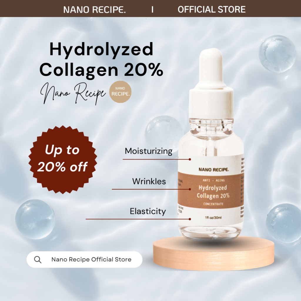 [NANO RECIPE] Colágeno Hidrolizado 20 % Suero Mejora La Hidratación ...