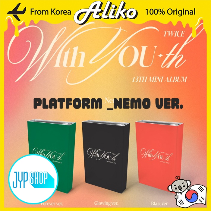 [POB] TWICE 13th Mini Album - With YOU-th (Platform_Nemo Ver.) | Shopee México