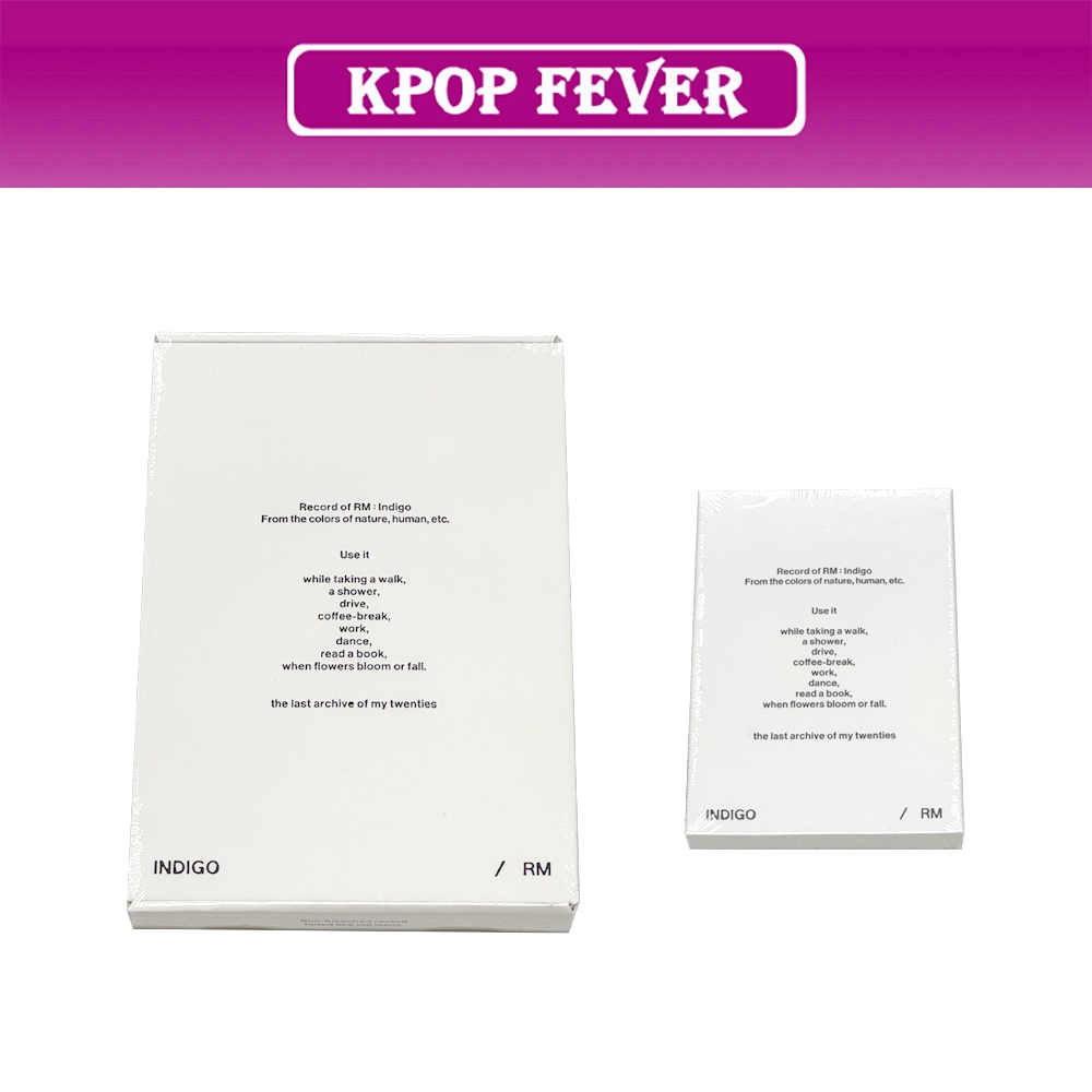[WEVERSE POB] BTS RM - INDIGO (BOOK EDITION/WEVERSE ALBUM ver.) SOLO ...