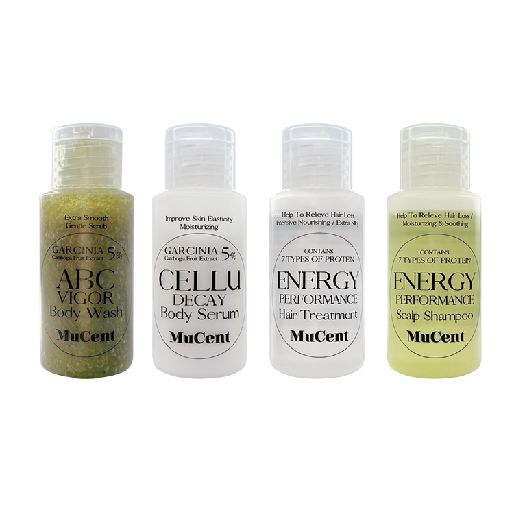 Mucent Kit De Viaje Para El Cuidado Del Cuerpo Y El Cabello Cada 30ml ...