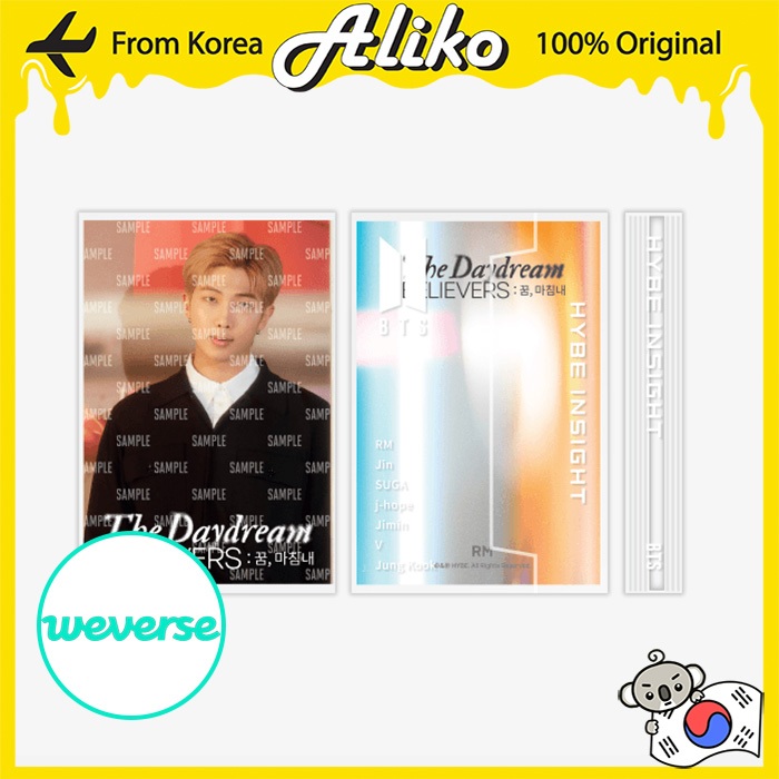 HYBE INSIGHT - BTS Photocard Set (The Daydream - BELIEVERS) | Shopee México