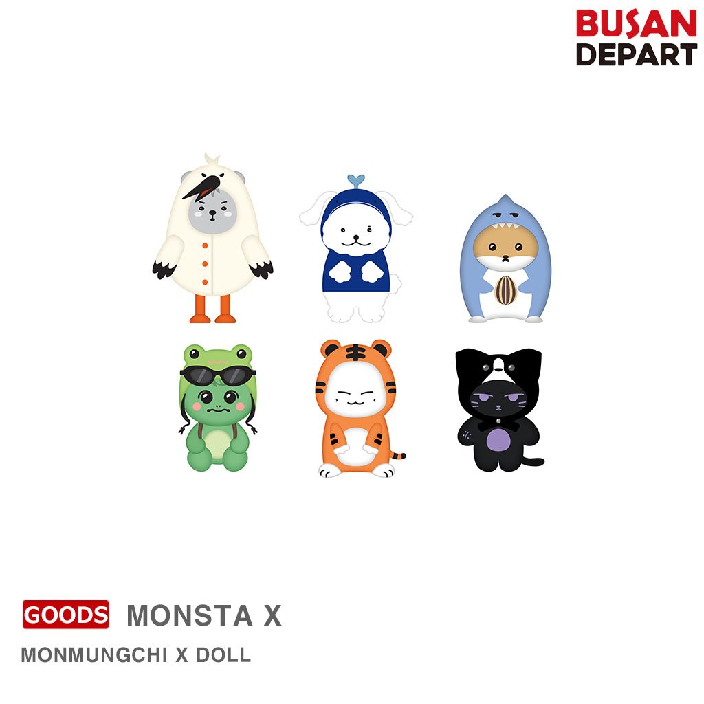 [MONMUNGCHI DOLL] MONSTA X POP-UP STORE MONMUNGCHI X WELCOME PARTY MD ...