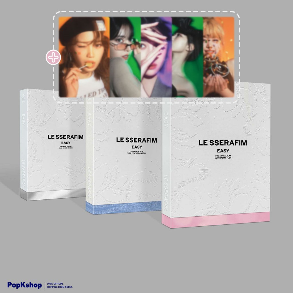 [GIFT] LESSERAFIM 3rd Mini Album EASY Standard Ver | Shopee México