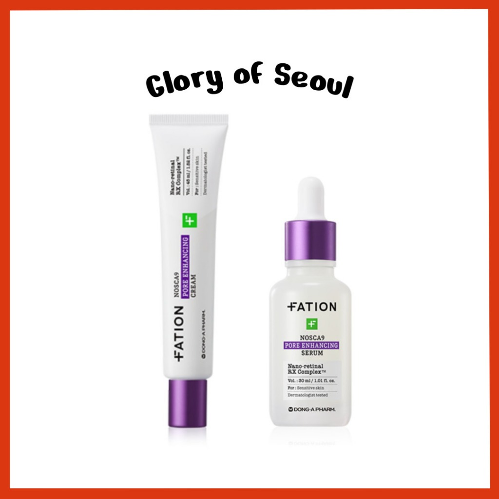 FATION Nosca9 Pore Enhancing (Cream 45mL / Serum 30mL) | Shopee México