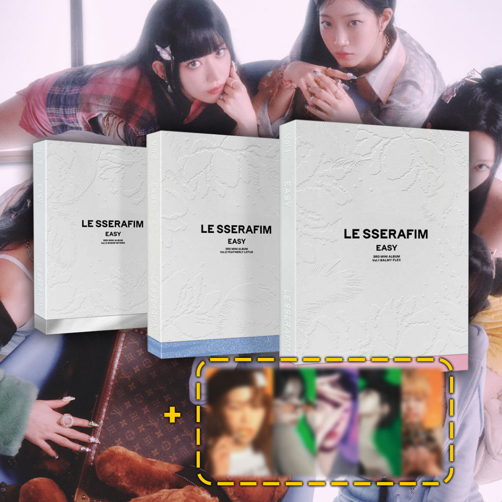 [GIFT] LESSERAFIM 3rd Mini Album EASY Standard Ver | Shopee México
