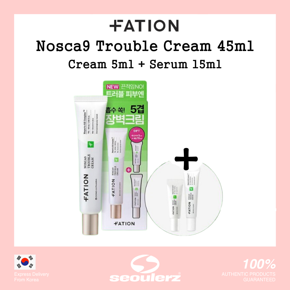 [FATION] Nosca9 Crema Para Problemas 45ml + 5ml + Suero 15ml | Shopee ...