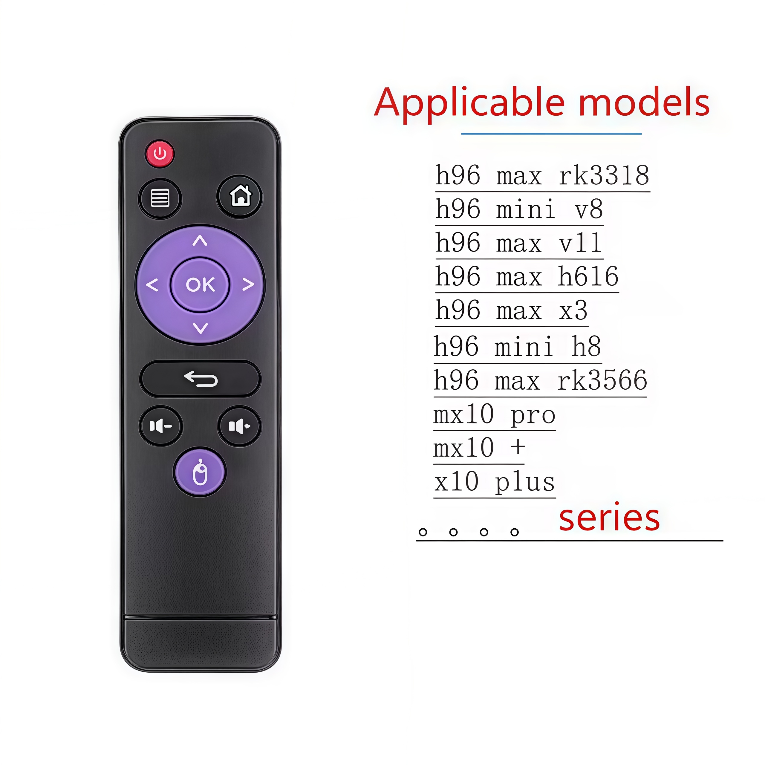 Control Remoto H616 para H96 Max H616 MX10 Pro Caja Android TV ...