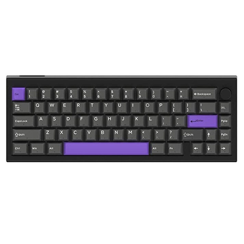 Finalkey V65 R2 Black Custom Mechanical Gaming Keyboard 66 Teclas Hot ...