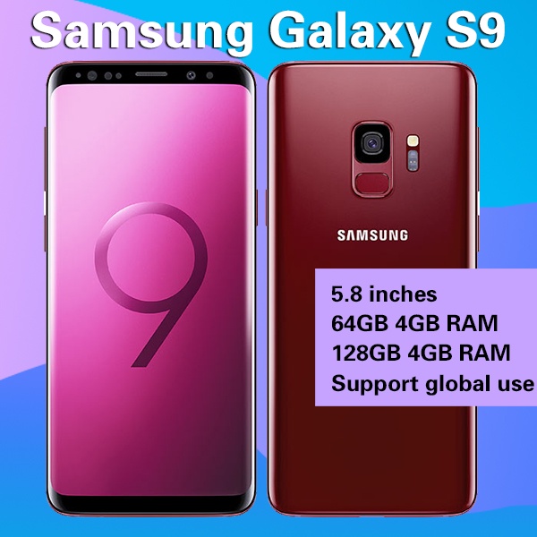 Samsung Galaxy S9 4G Teléfono Android 4G RAM 64G ROM 8-core 5.8 Pulgadas set | Shopee México